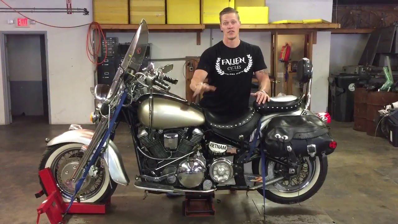 2003 Yamaha RoadStar XV 1600 AT (silver) 1547 Fallen Cycles Test Video ...