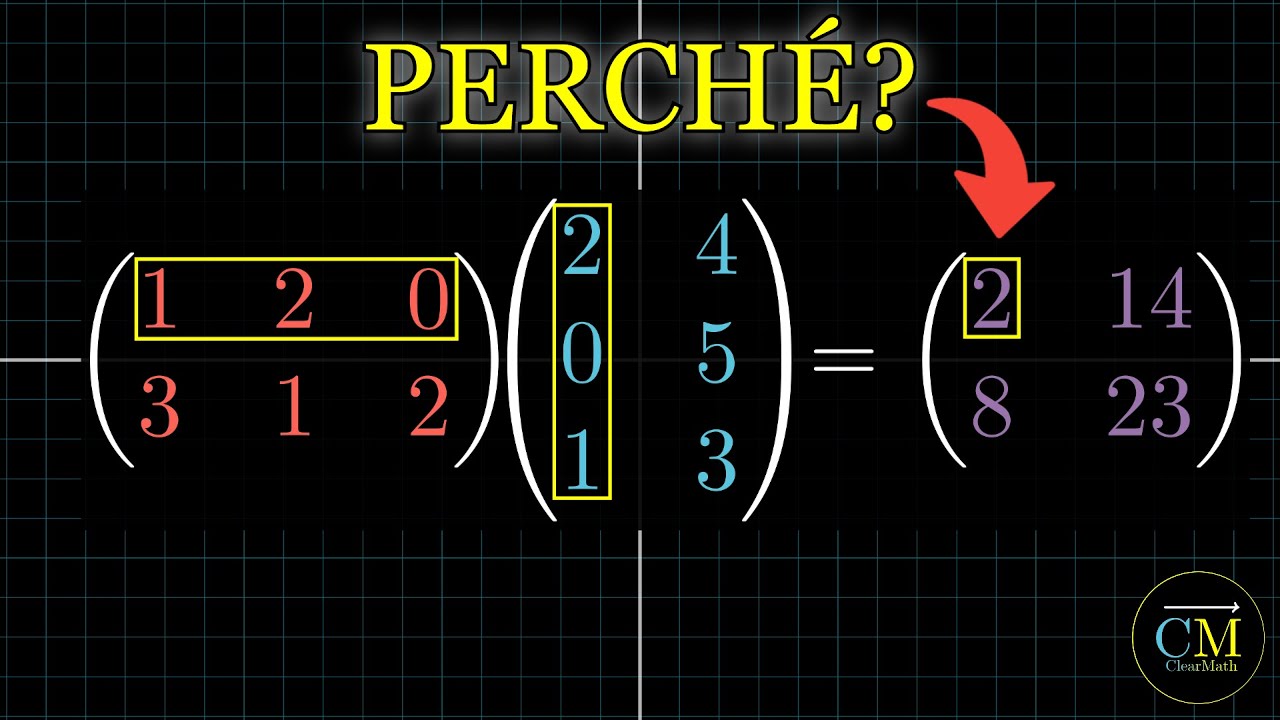 Perché Moltiplichiamo le Matrici in quel Modo? La più Strana Formula di ...
