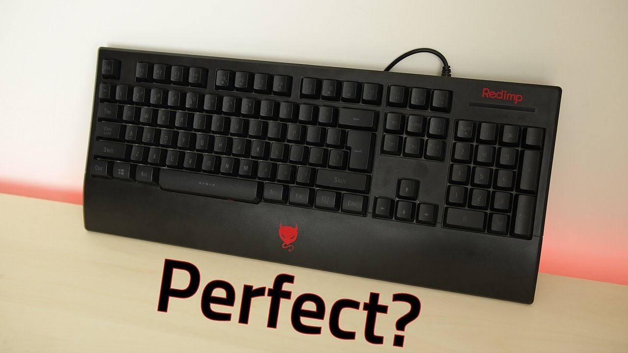 A PERFECT $30 Gaming Keyboard -- Redimp Gaming Keyboard Review - YouTube