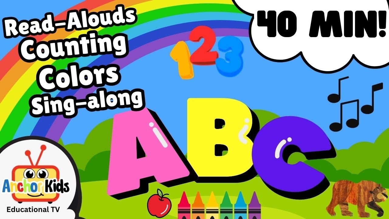Anchor Kids Live | ABC | Counting | Colors | Animations| Preschool ...
