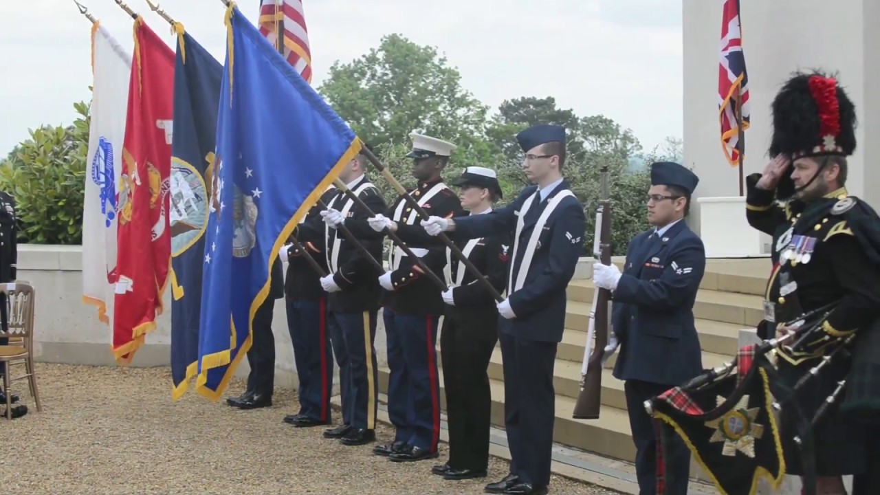 Memorial Day at Madingley American Cemetery - YouTube