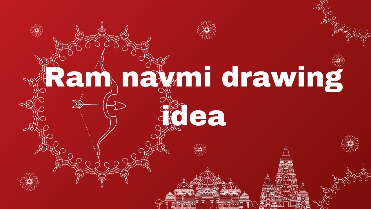 Easy Ram navami drawing idea || how to draw lord Ram || Lord Ram ...