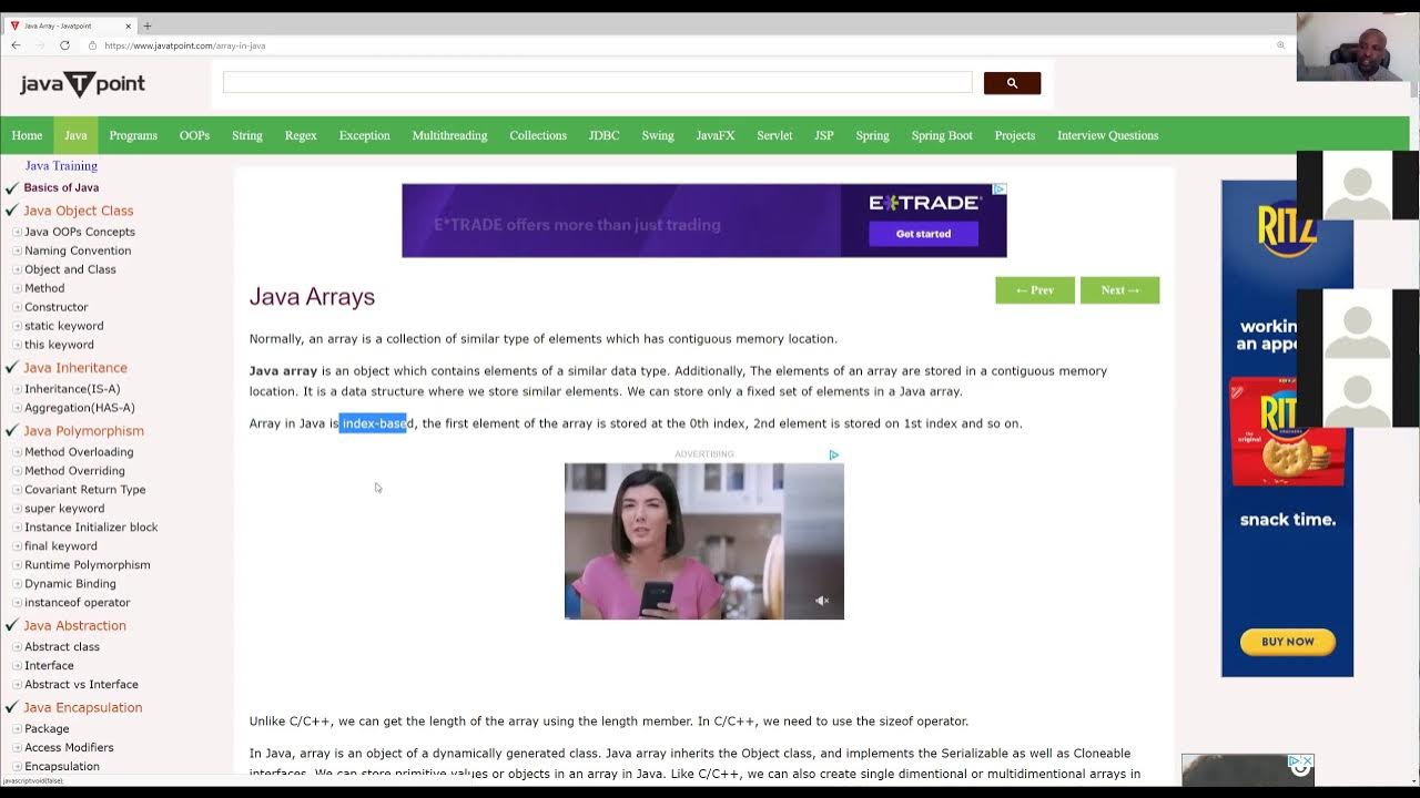 This Video Is About Java Array Data Structure Youtube