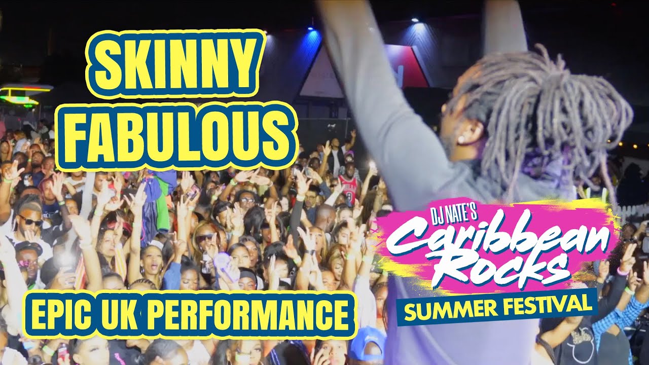 Skinny Fabulous Epic Live Performance - DJ Nate's Caribbean Rocks ...