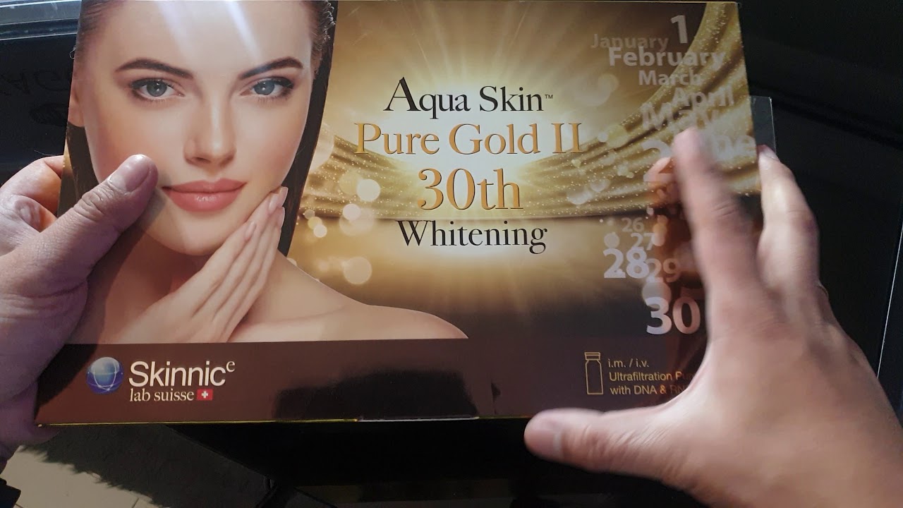 Choosing the right Glutathione - Aqua Skin Diamond Unboxing - YouTube