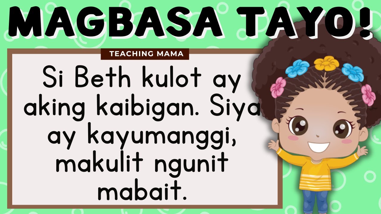 MAGBASA TAYO! | PAGSASANAY SA PAGBASA NG TAGALOG | FOR GRADE 1 & 2 ...