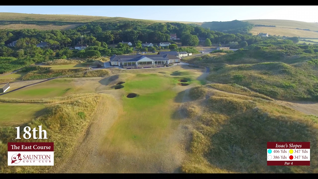 Saunton East Course Hole 18 - YouTube