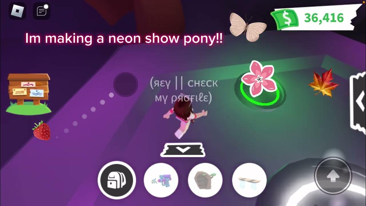 Making a neon show pony! #makingneon #adoptme #fypシ゚viral #fyp #makethisgoviral - YouTube