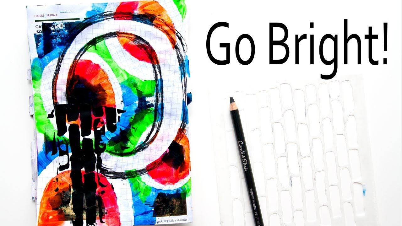 What To Do With Leftover Paper Masks: Bright And Bold Colors In Your ...