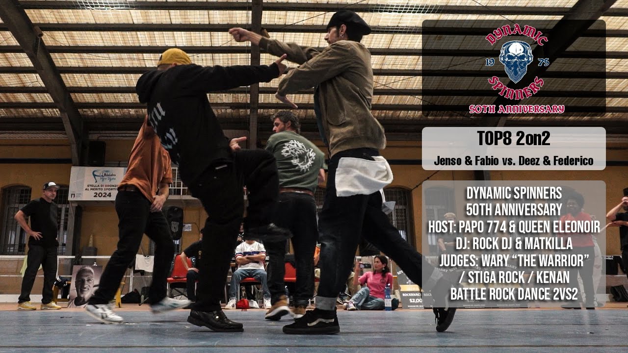 Jenso & Fabio vs. Deez & Federico (Top8 2on2 Rockdance) | DYNAMIC ...