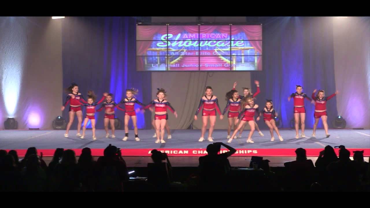 C D2 All Star Elite Cheer Bears L1 Small Junior Small Gym B - YouTube