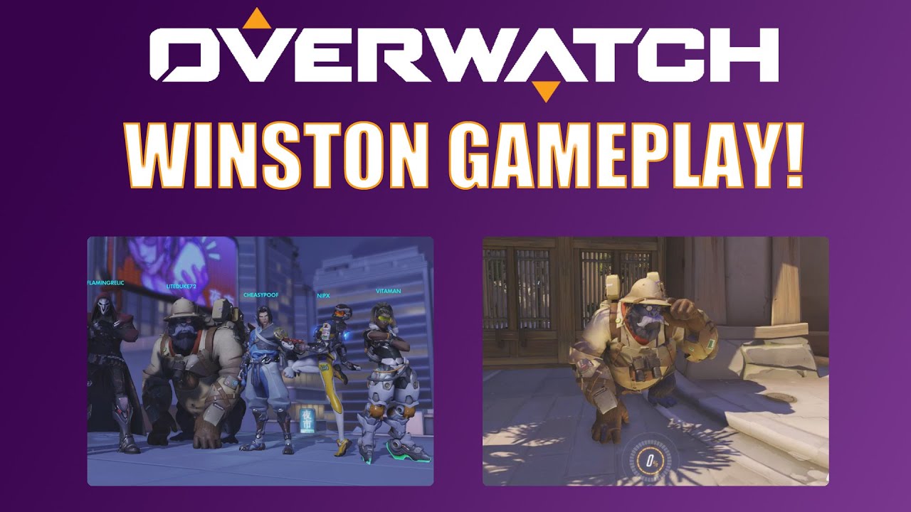 Overwatch: Winston Gameplay! - YouTube
