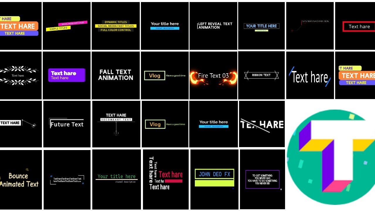 Top🔥37+Text Animation / Text Animation intro affect/Hype Text Animation ...