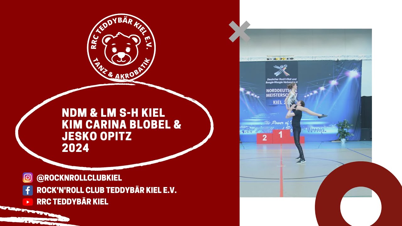 Kim Carina Blobel & Jesko Opitz Endrunde AKRO B-Klasse - NDM & LM S-H ...