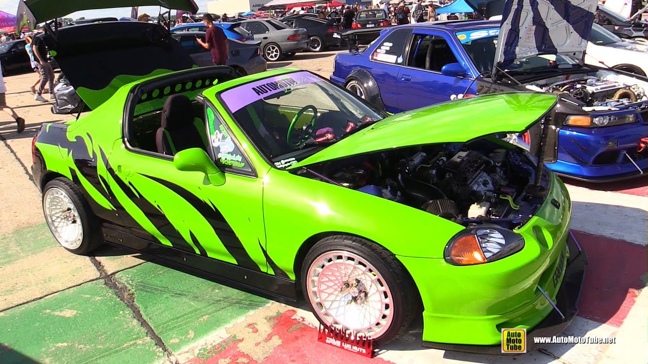 1992 Honda Del Sol Customized - Exterior Walkaround Tour - YouTube