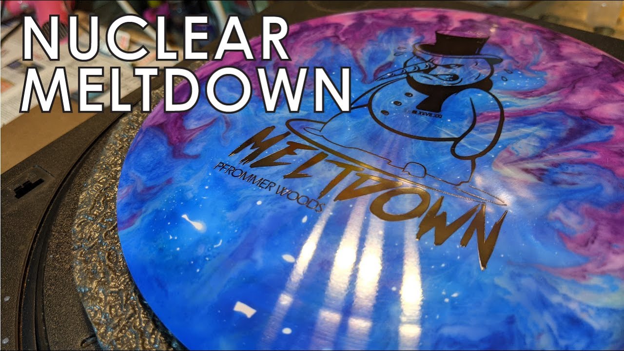 Nuclear Meltdown - Disc Golf Glue Bed Dye - ESP Nuke - YouTube