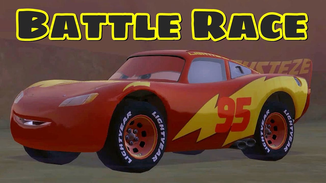 Lightning McQueen Rust-Eze Racing Center - Battle Race Canyon Run Cars ...