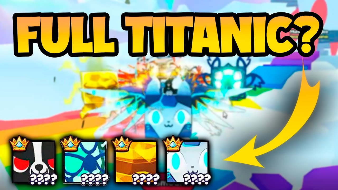 ESSA CONTA DE PET SIMULTOR 99 TEM O TIME FULL TITANIC...? - Roblox Pet ...