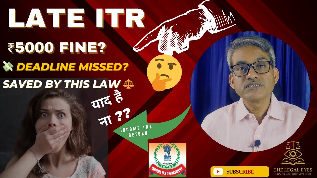 ITR Late Filing? Fine तो लगेगा ही | Law Can Save You ! Belated ITR A.Y ...