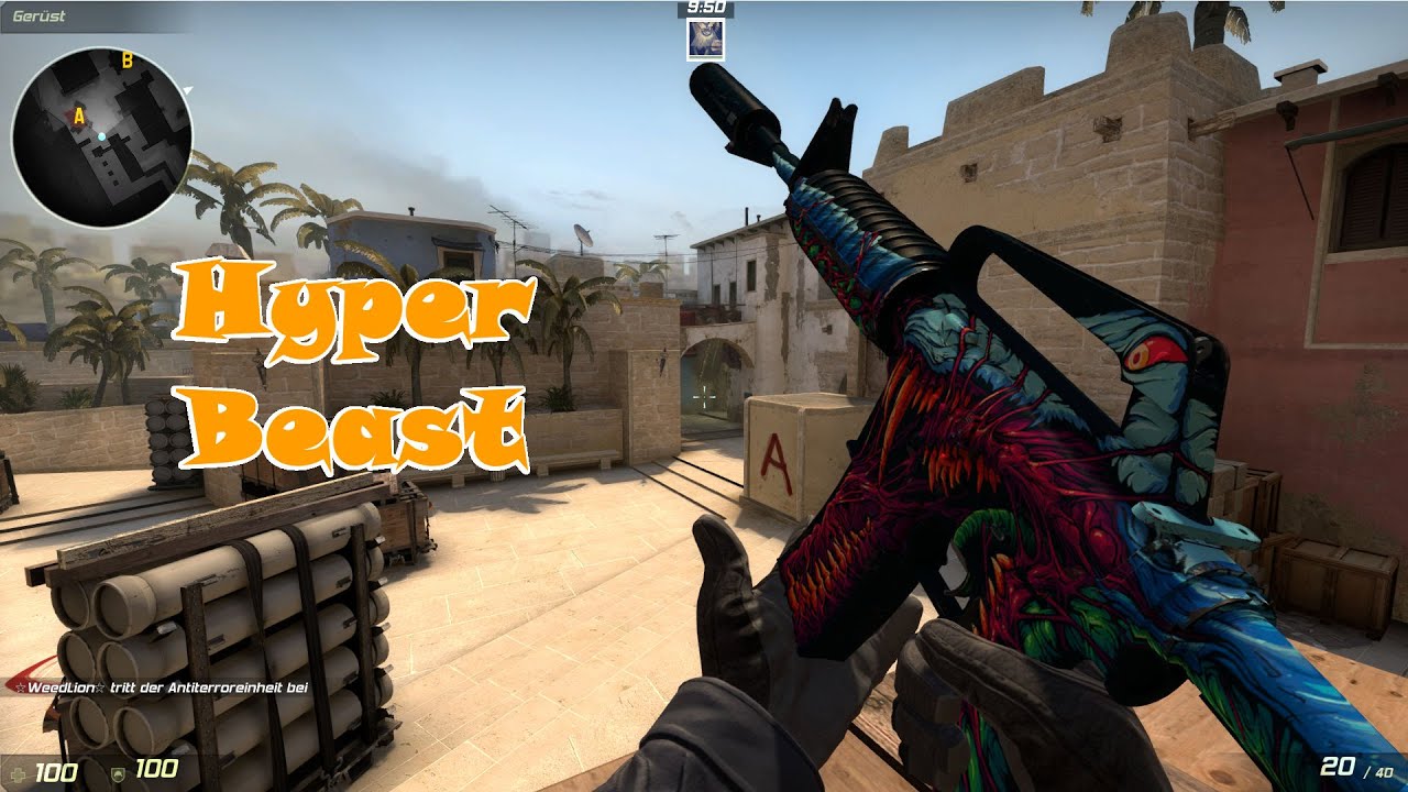 M4A1-S | Hyper Beast Gameplay (FT) - YouTube