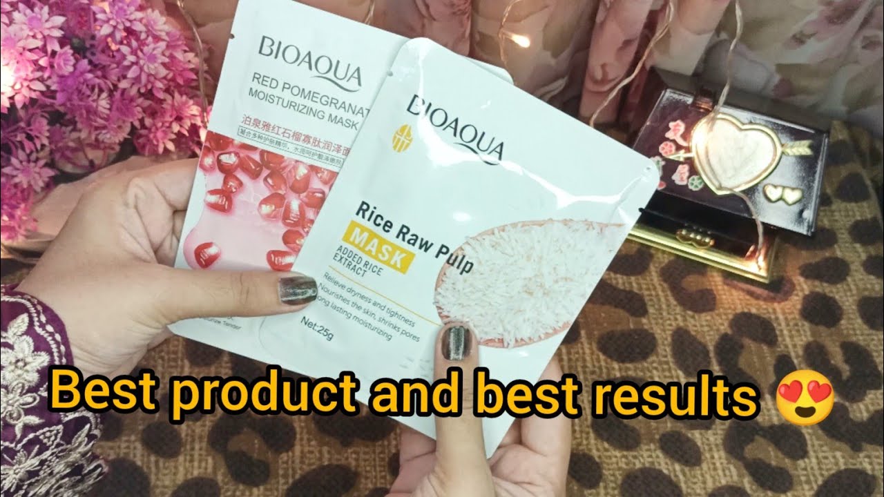Bioaqua rice raw pulp mask review | how to use bioaqua rice raw pulp ...