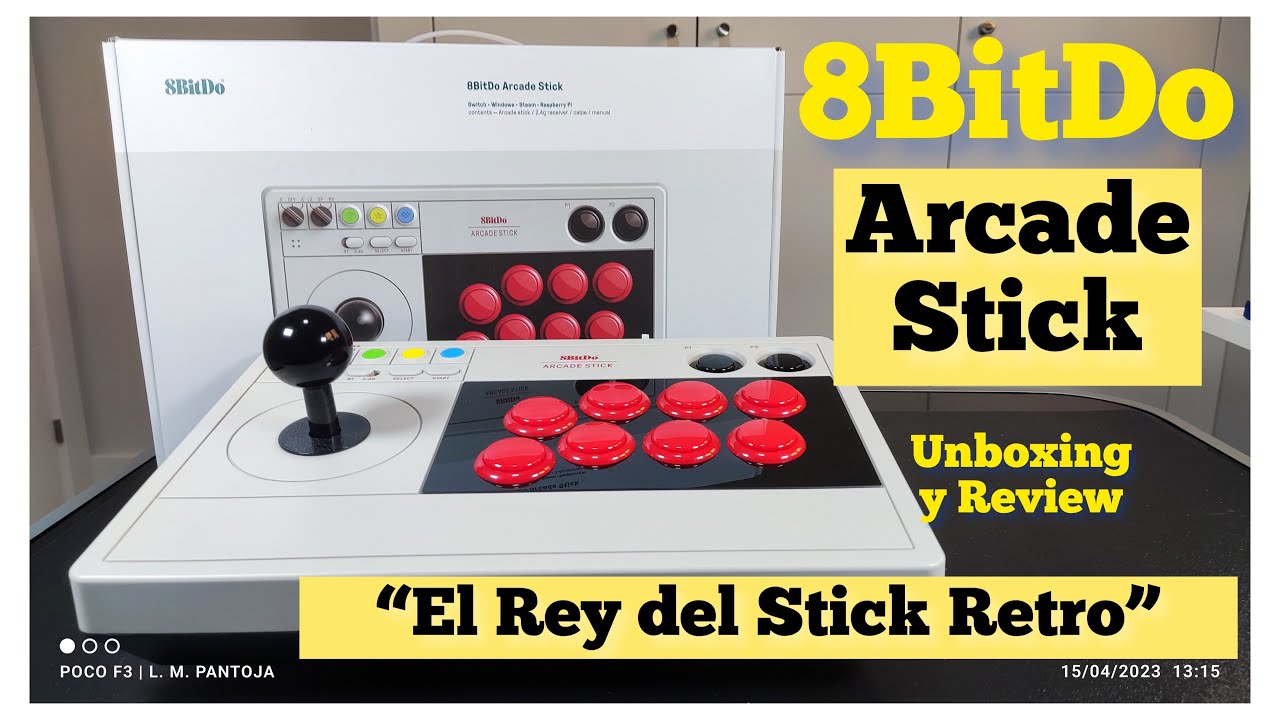 8BitDo Arcade Stick "El Rey del Stick Retro", Unboxing y Review - YouTube