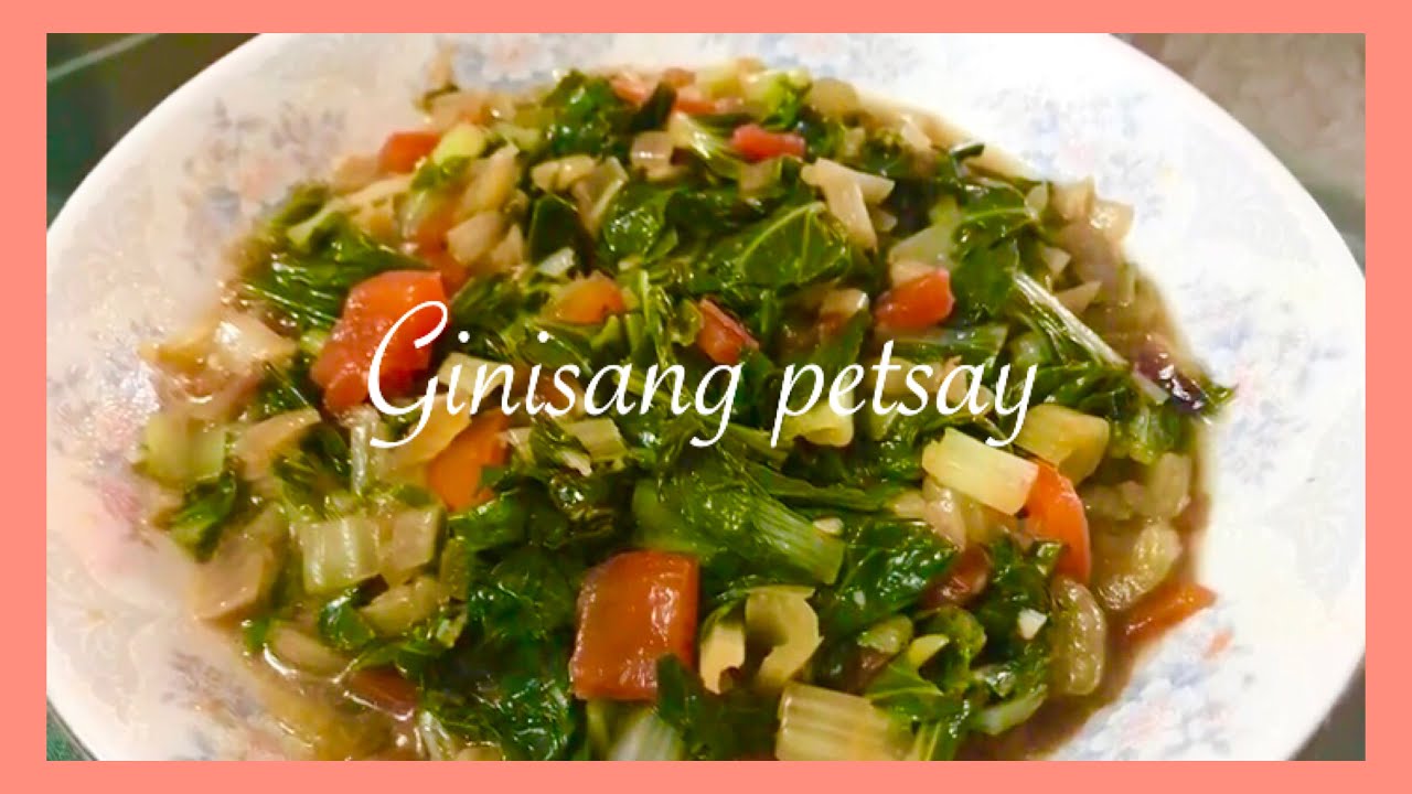 Ginisang petsay with oyster sauce!!! Sarap!!! 😍😍 - YouTube