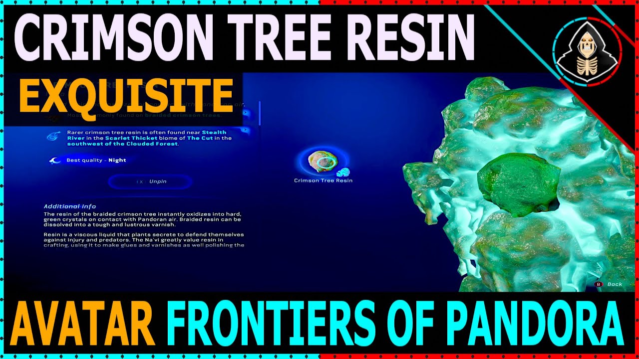 Crimson Tree Resin Exquisite Location - Avatar Frontiers of Pandora ...