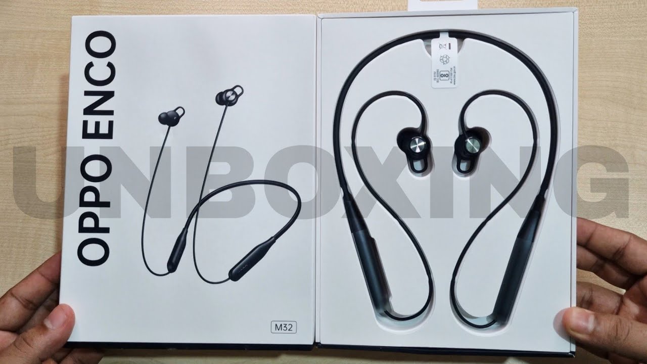 Oppo Enco M32 Wireless Neckband Earphones Unboxing | Oppo Enco M32 ...