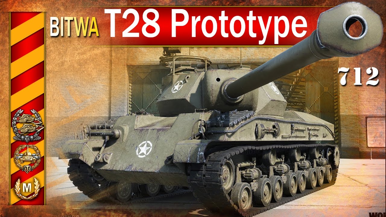 T28 Prototype po buffie - BITWA - World of Tanks - YouTube