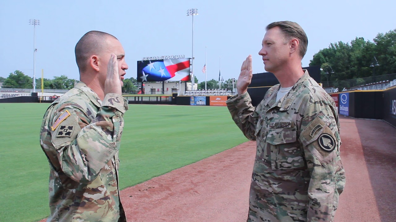Master Sergeant Chris Strunk Reenlistment - YouTube
