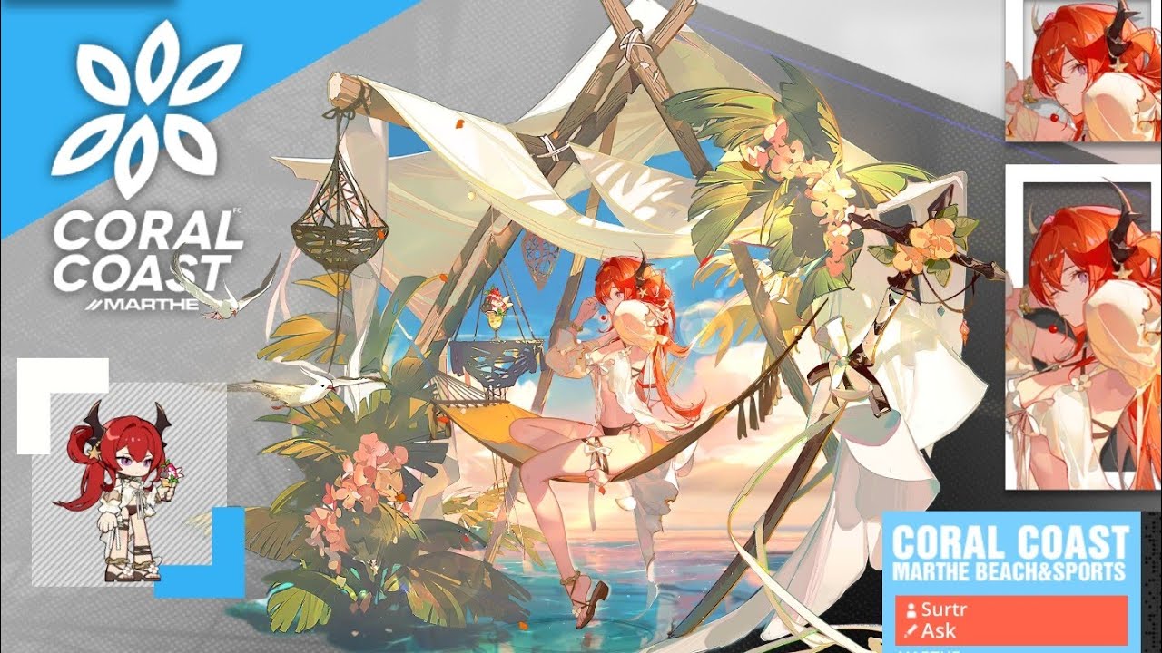 ARKNIGHTS • Surtr Skin L2D 21 PO - YouTube