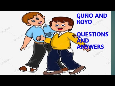 Guno and Koyo |Class 4 |Question and Answers and Reference to Context ...