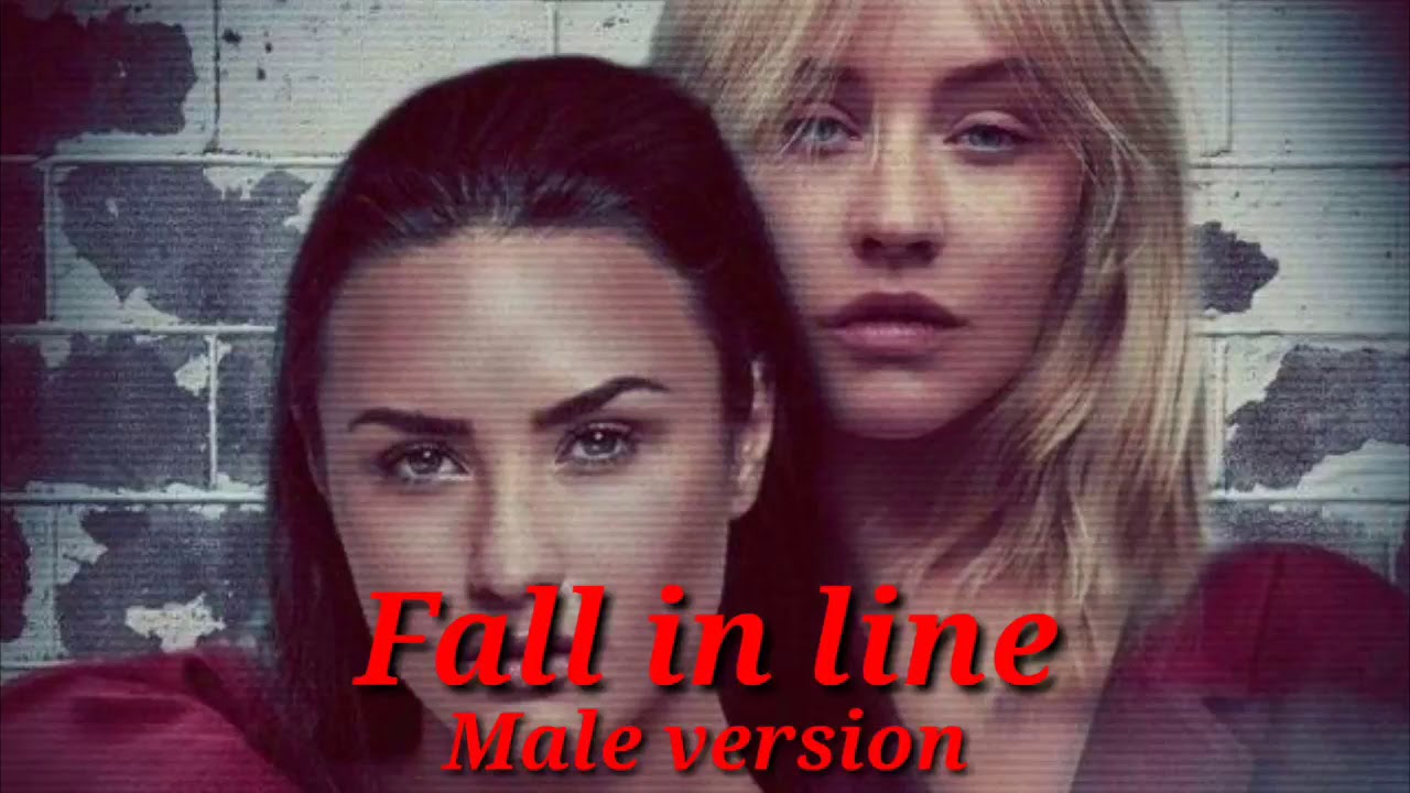 Christina Aguilera // Fall In Line ft. Demi Lovato (Male version) - YouTube