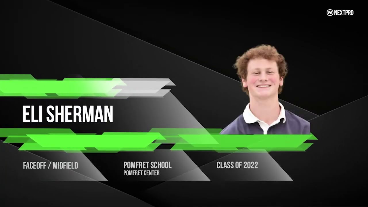 Eli Sherman 22' Faceoff - Fall 2019/Summer 2020 Highlights - YouTube