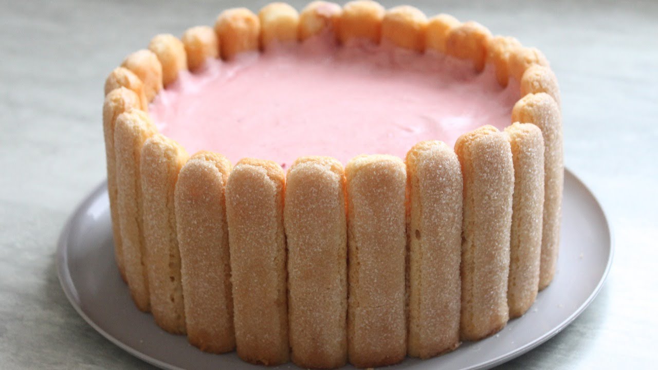 charlotte aux framboise - YouTube