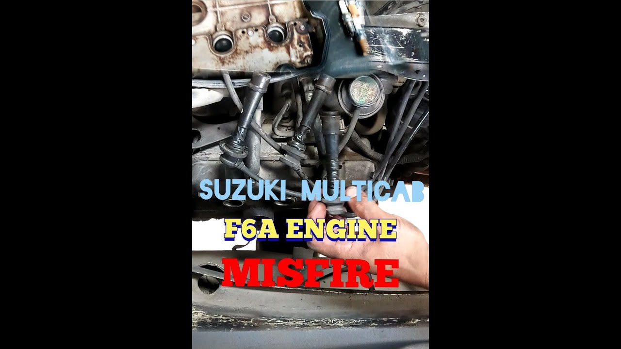 MISFIRING Suzuki Multicab F6A Engine - YouTube