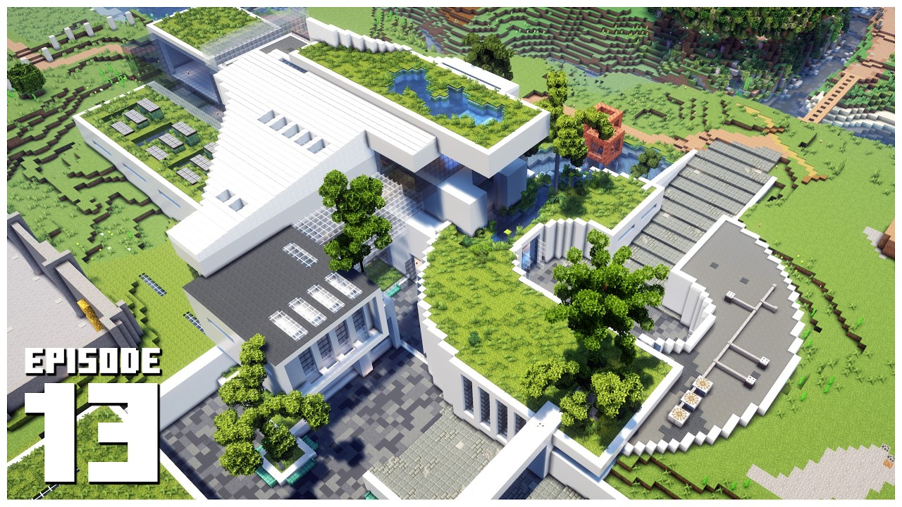 Hermitcraft 10 | Ep.13: BUILDING A MEGA BASE IN 1 EPISODE! - YouTube