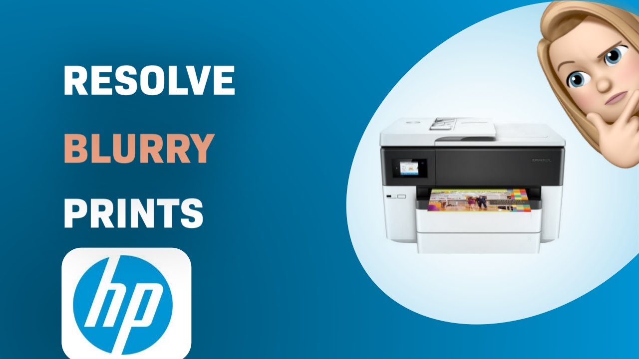 How to Resolve Blurry Prints on HP OfficeJet Pro 7740 - YouTube