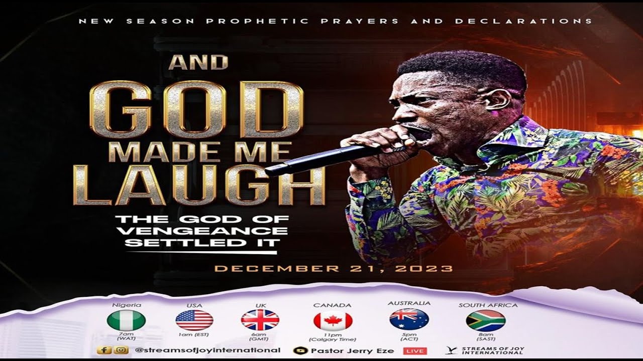 AND GOD MADE ME LAUGH - THE GOD OF VENGEANCE SETTLED IT || NSPPD ...