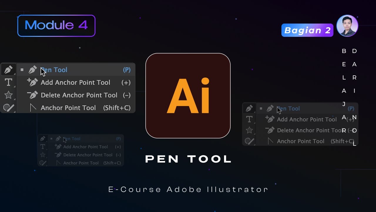 [MODULE 4] Eps 2. Memahami Pen Tool dan Kawan-kawannya + Latihan Praktek di Ai | Bentuk Dasar Ai ...