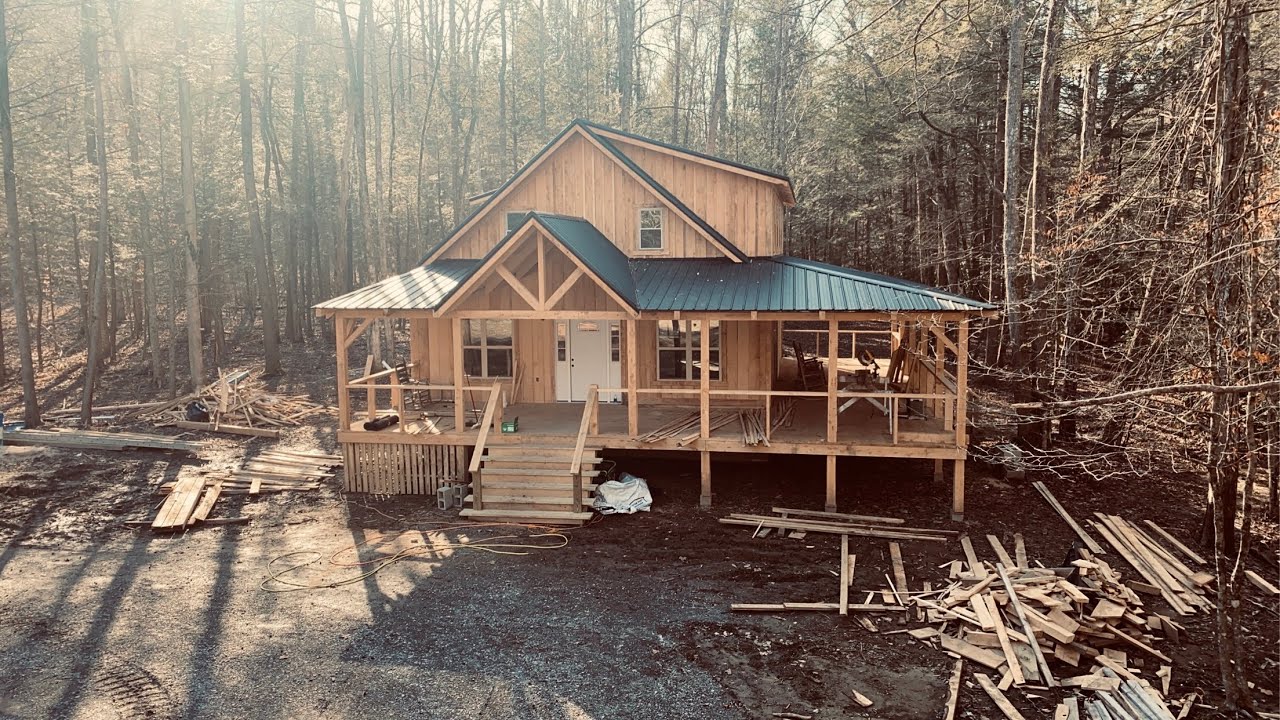 Building River cabin (part 3) - YouTube