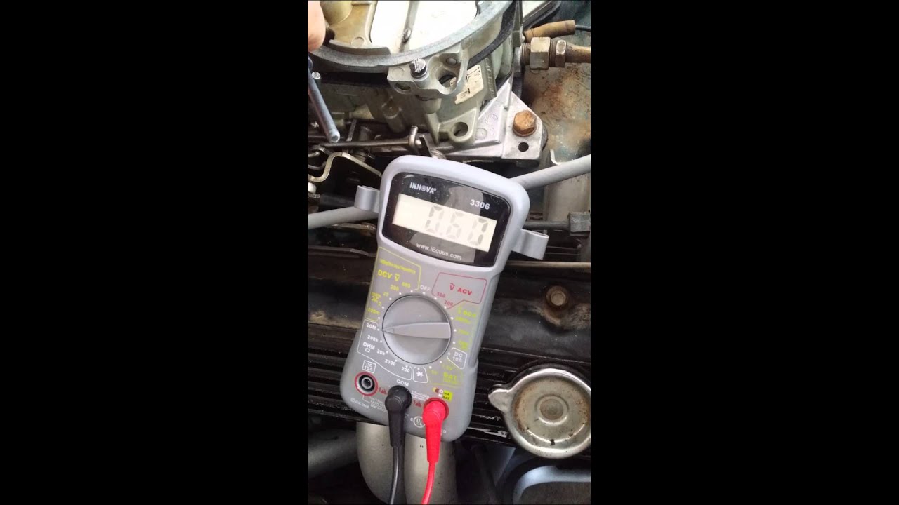 TPS adjustment 1981 corvette - YouTube