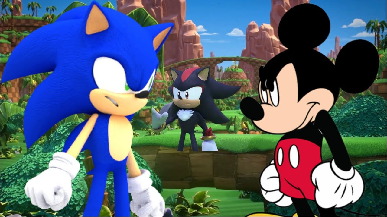 Sonic & Shadow Confront Mickey Mouse about the Mufasa VS Sonic Movie 3 ...