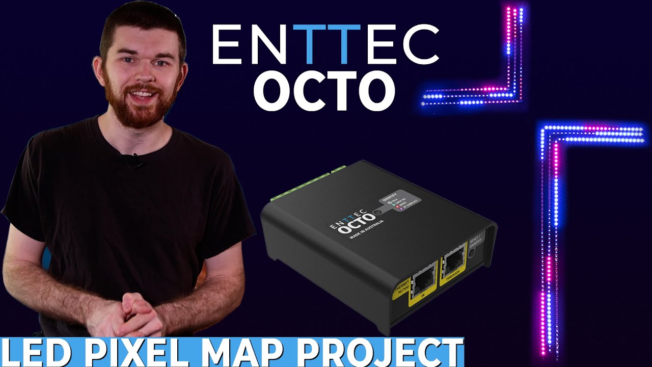 Pixel Mappable LED Strip Project NEW Enttec OCTO - YouTube