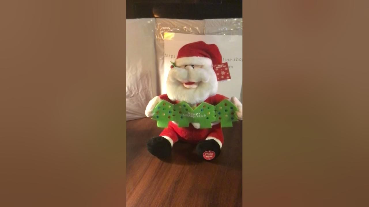 Santa Claus singing merry Christmas 🎄 - YouTube