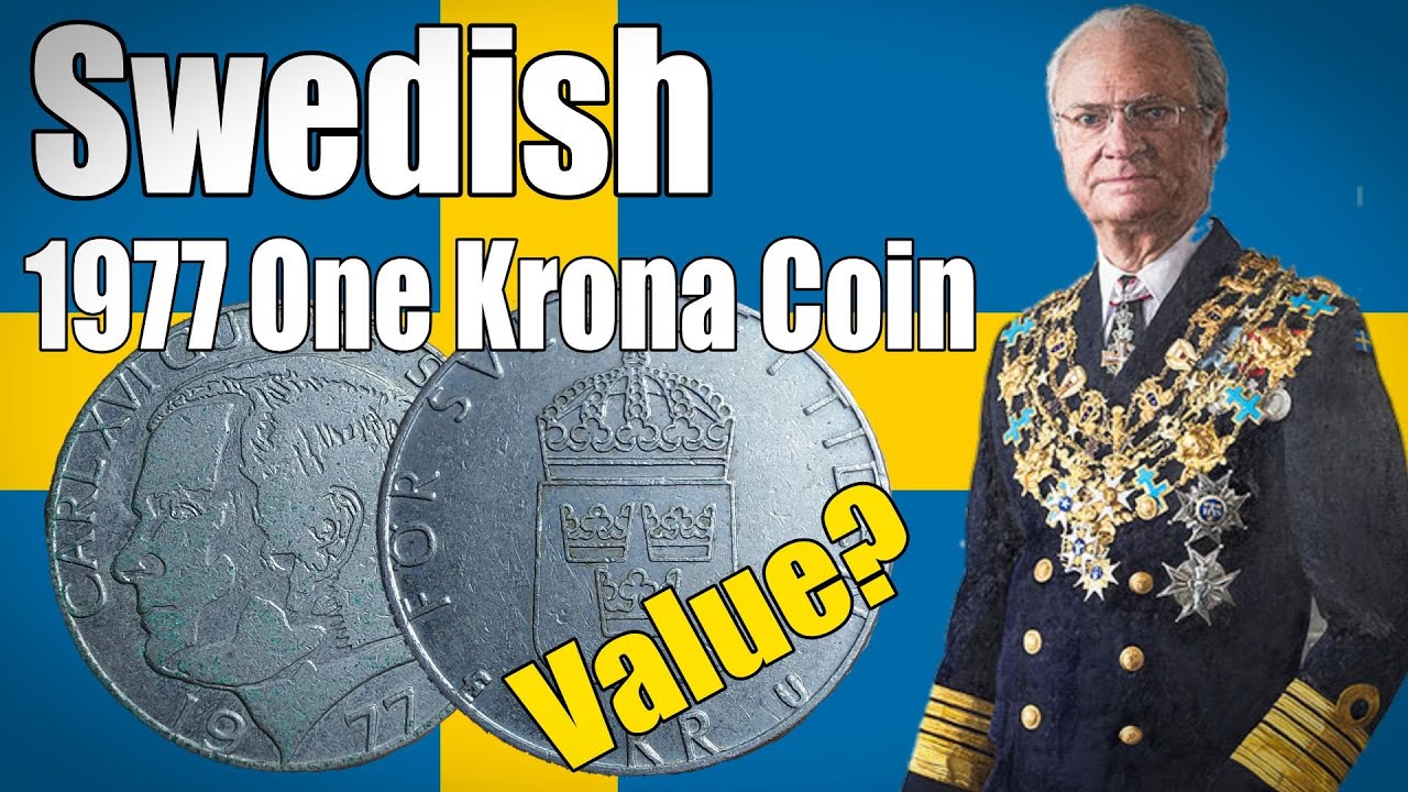 1977 Swedish One Krona Coin | Coin Collecting #44 - YouTube