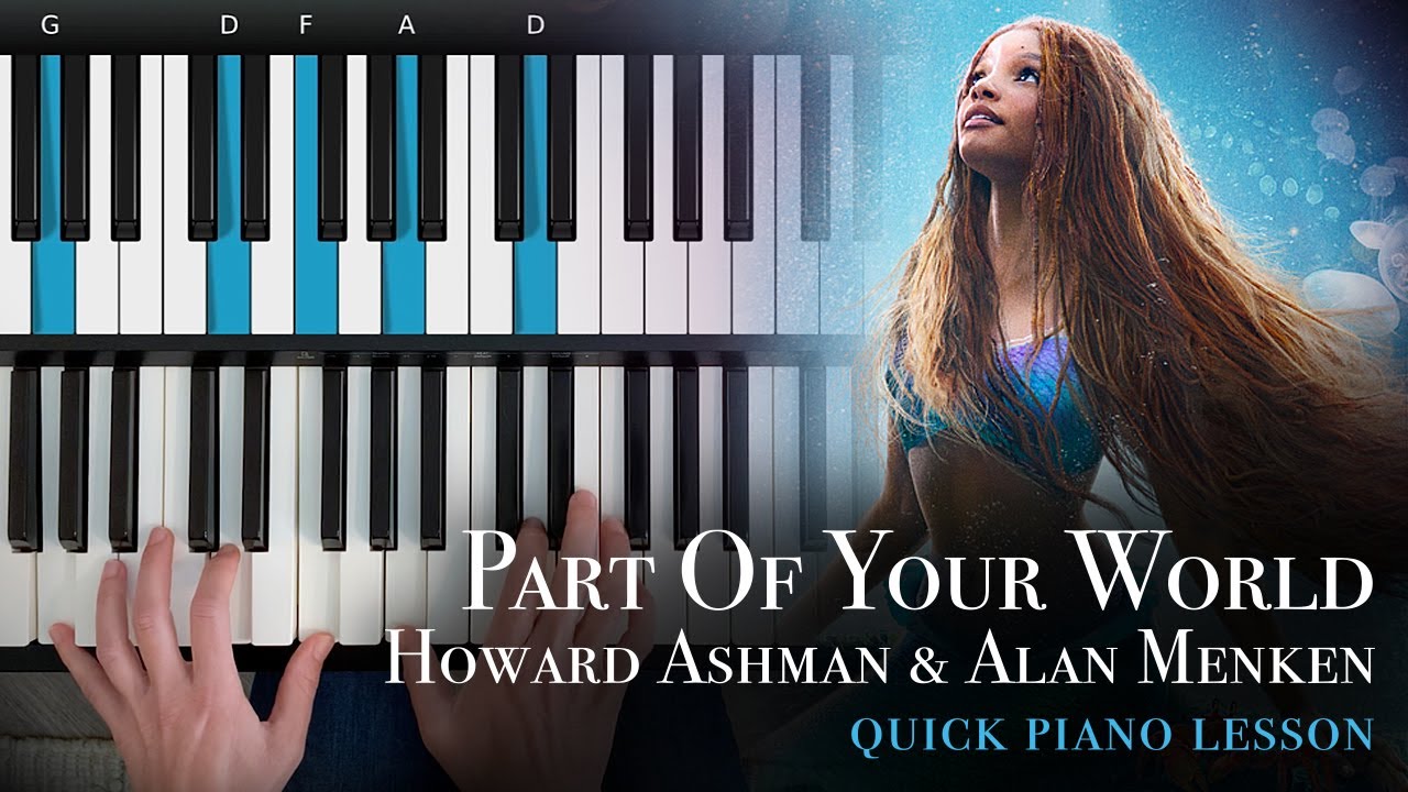 The Little Mermaid - Part of Your World - Piano Tutorial - YouTube