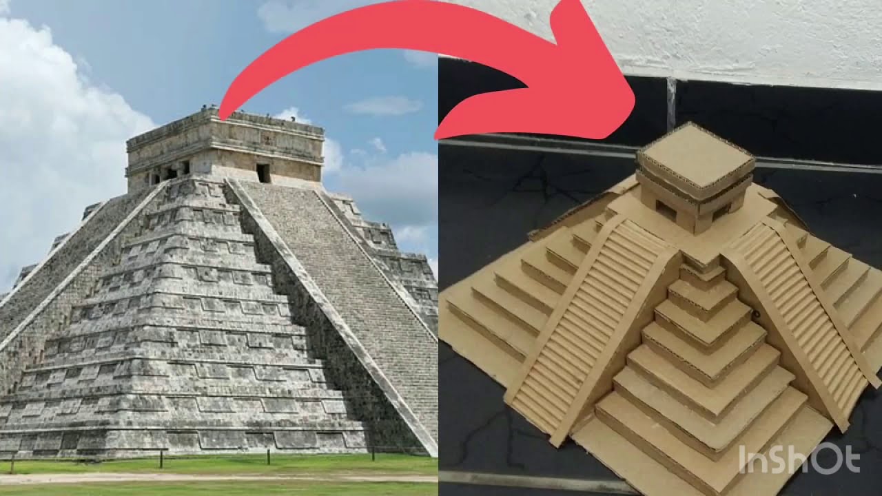 Diy Como fazer uma pirâmide de papelão? - YouTube