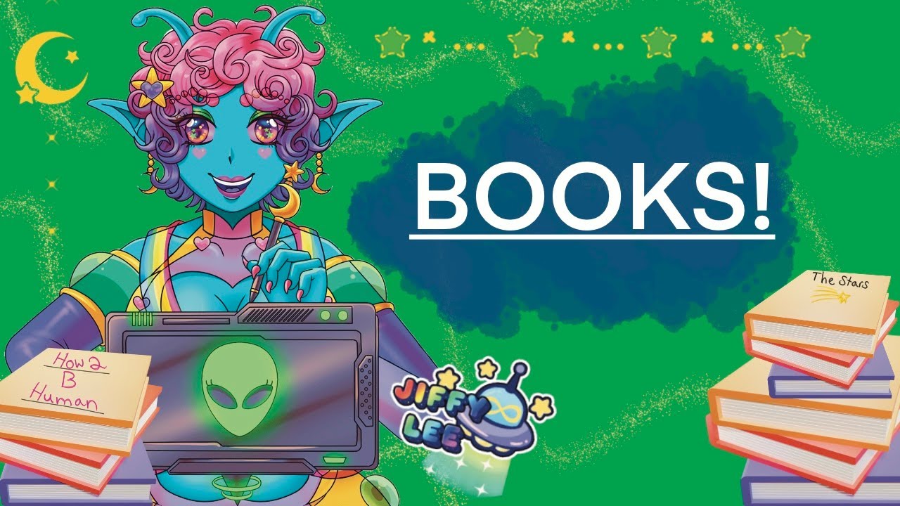 Blue Alien Loves Books! #pngtuber/#vtuber - YouTube
